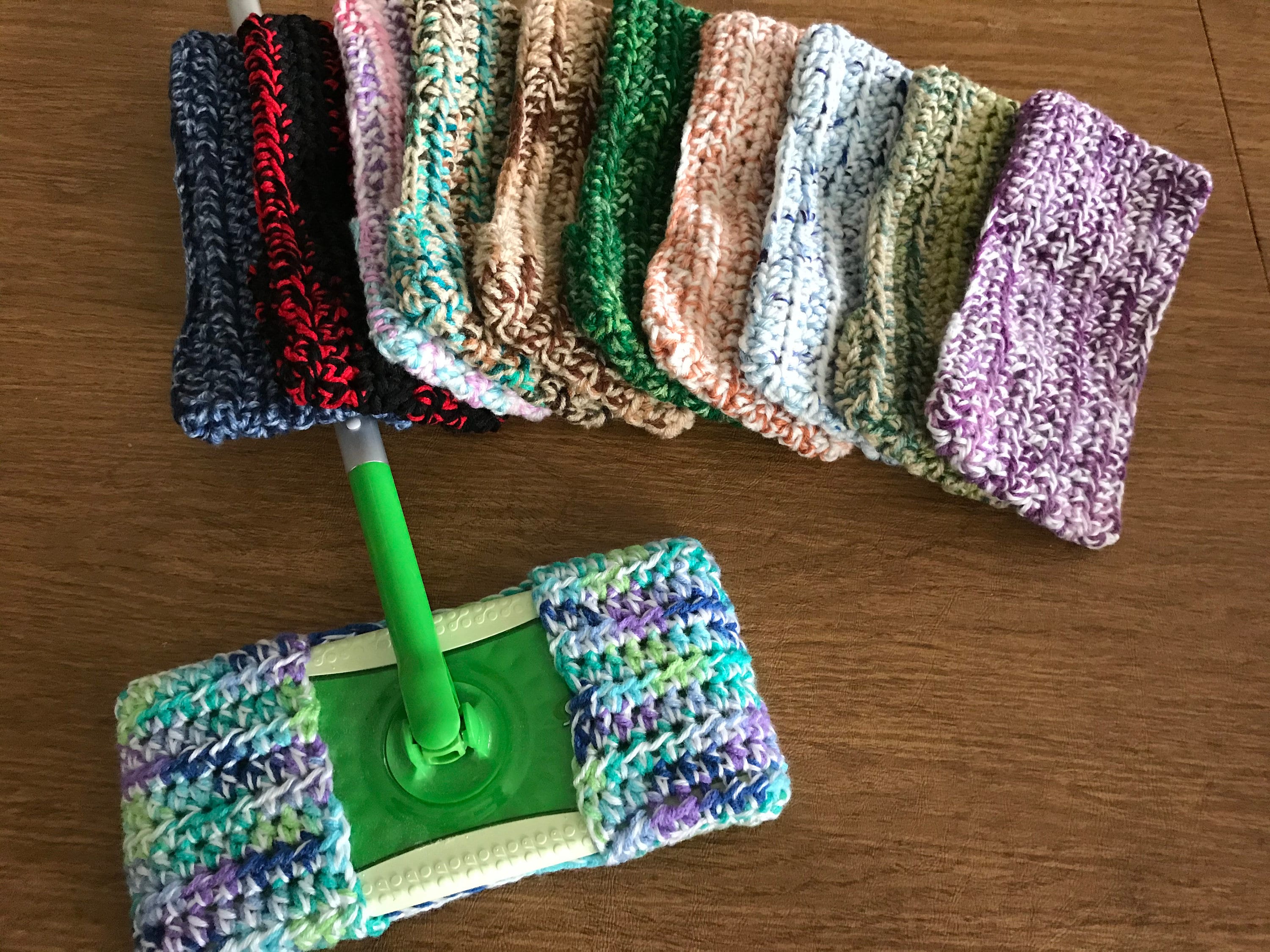 Swiffer Cover, Crochet Covers for Swiffer, Mop Covers, Washable Mop ...