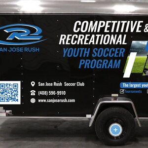 Trailer Custom Decals, Premium Laminated Vinyl. Easy to Install! Custom ...