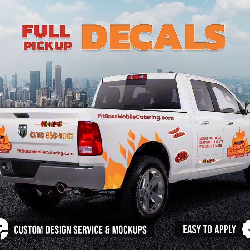 Vinyl Truck Graphics - Etsy