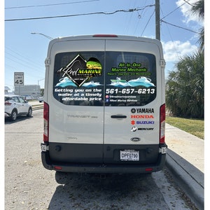 Van Custom Decals. Premium Laminated Vinyl. Easy to Install! Custom ...