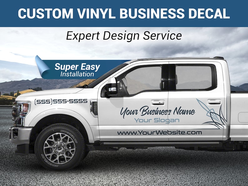 Custom Vinyl Truck Decals for Your Business Truck Graphics - Etsy