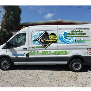 Van Custom Decals. Premium Laminated Vinyl. Easy to Install! Custom ...