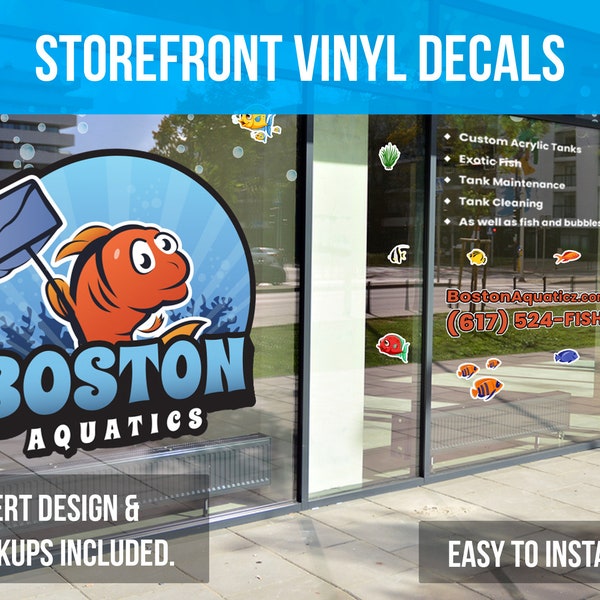 Storefront Window Decals - Etsy