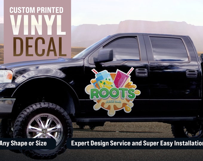 Custom Business Name Decal, Car Door Decal, Custom Decal With Business ...