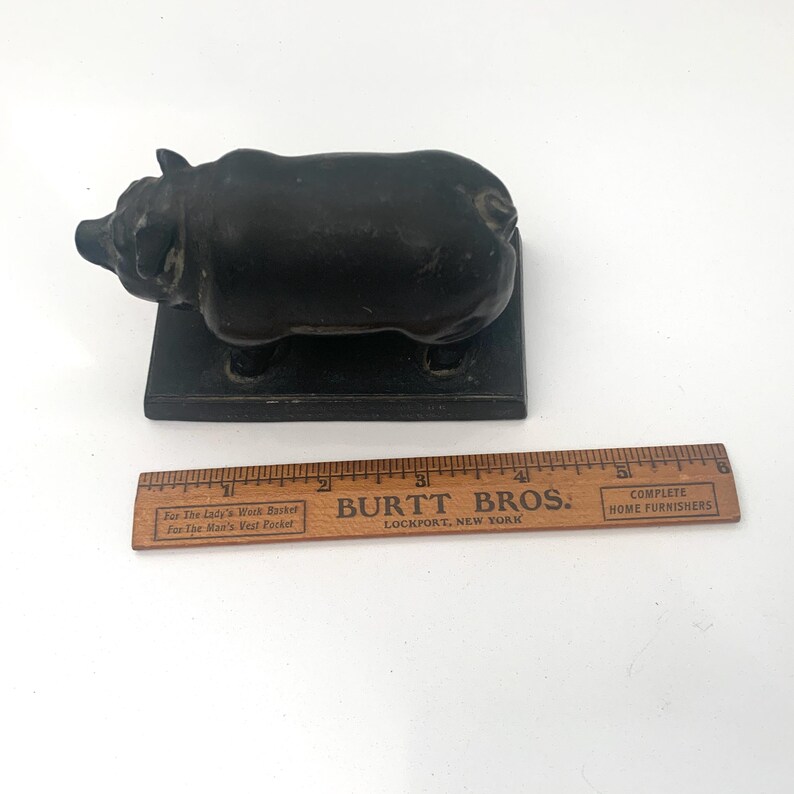 Antique Pig Advertising Figurine From National City, Illinois - Etsy