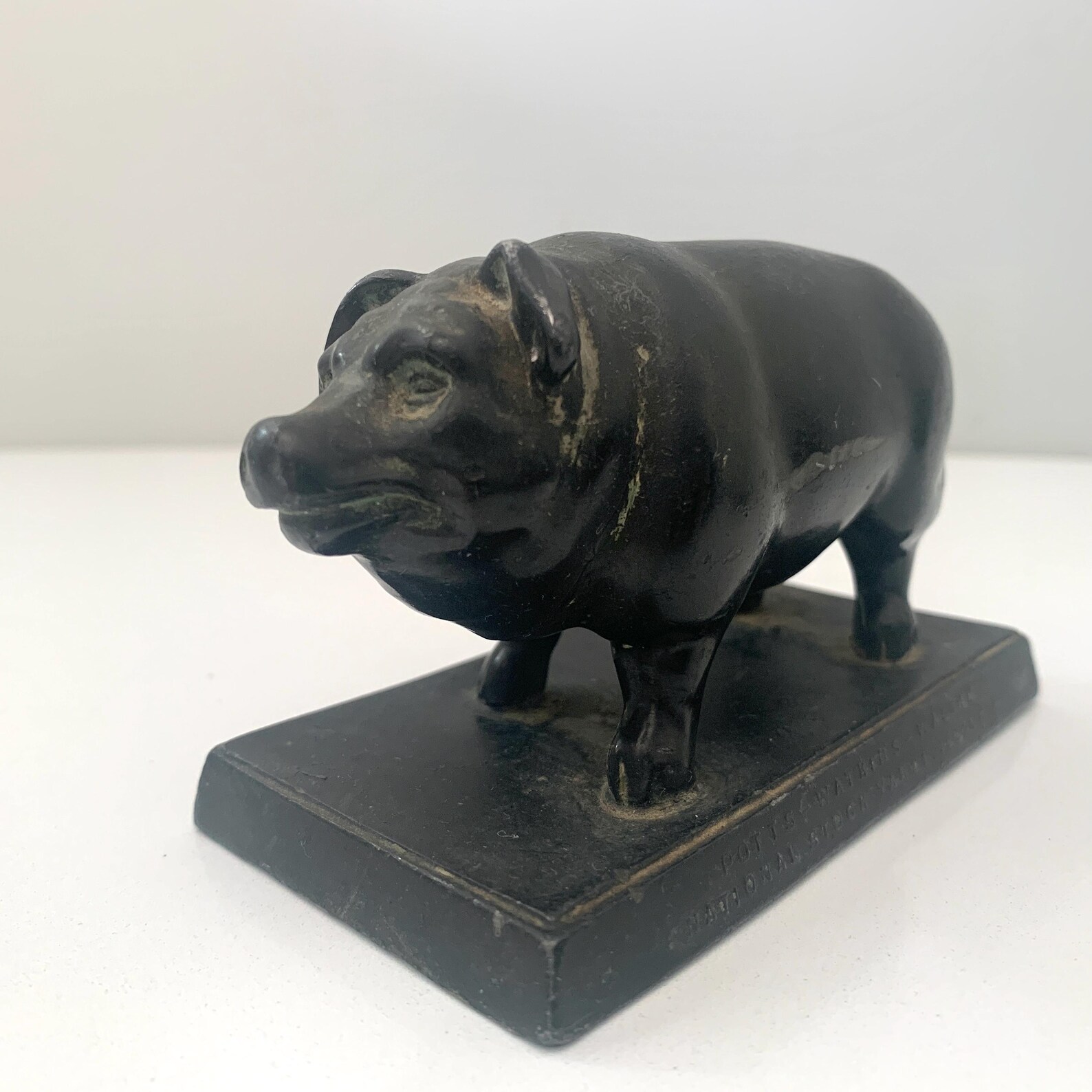 Antique Pig Advertising Figurine From National City, Illinois - Etsy