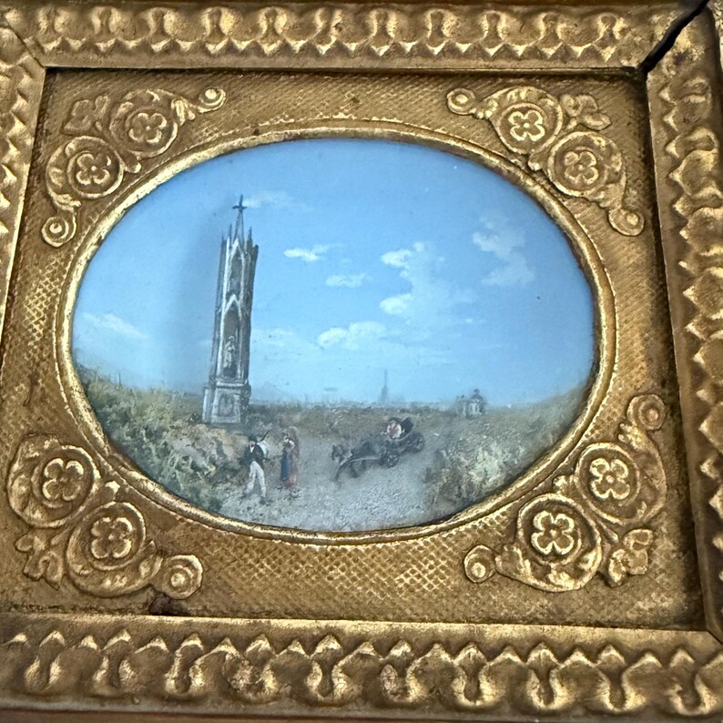 19th Century Prussian Diorama Landscape Art-a Pair - Etsy