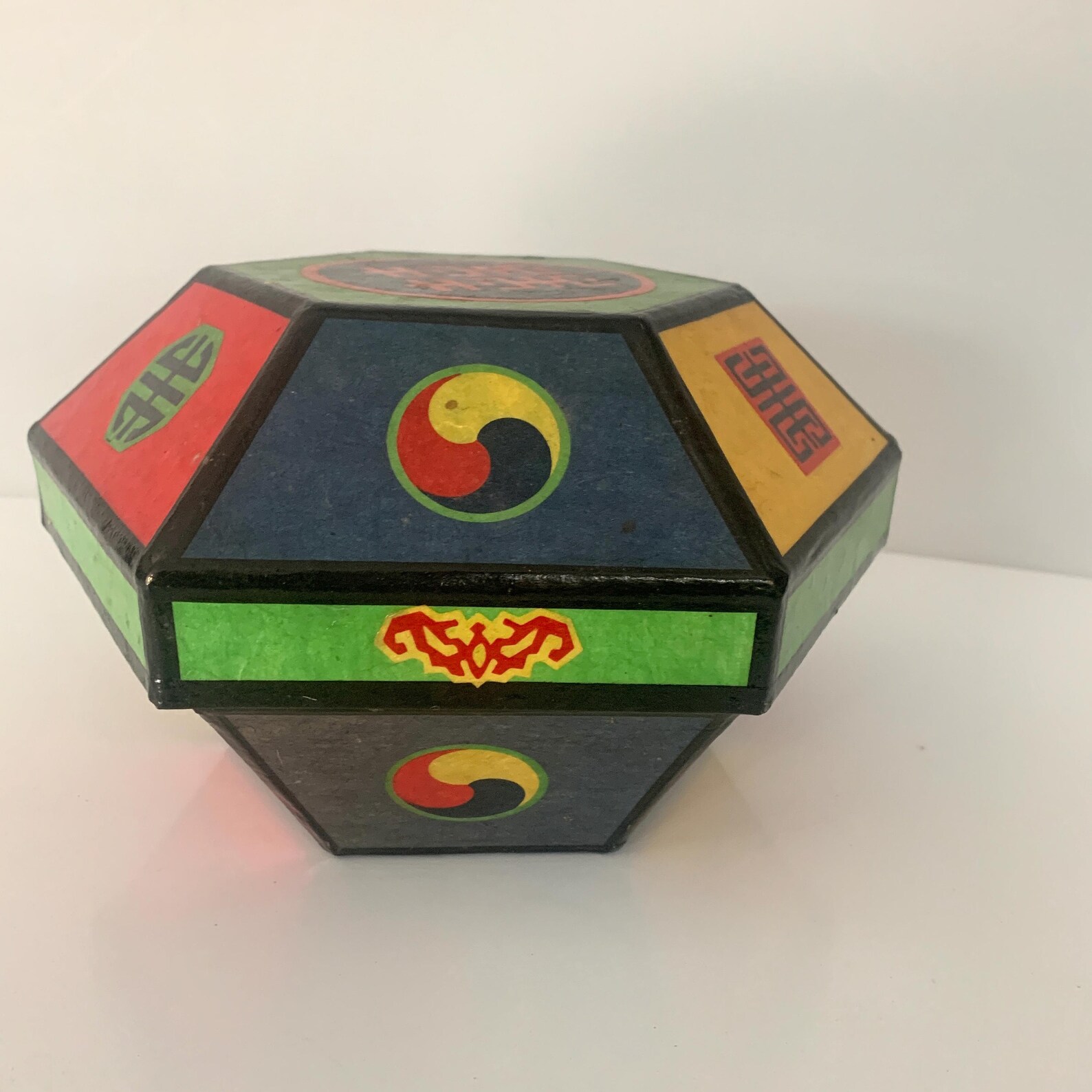 Vintage Korean Hanji Paper Mache Box - Etsy