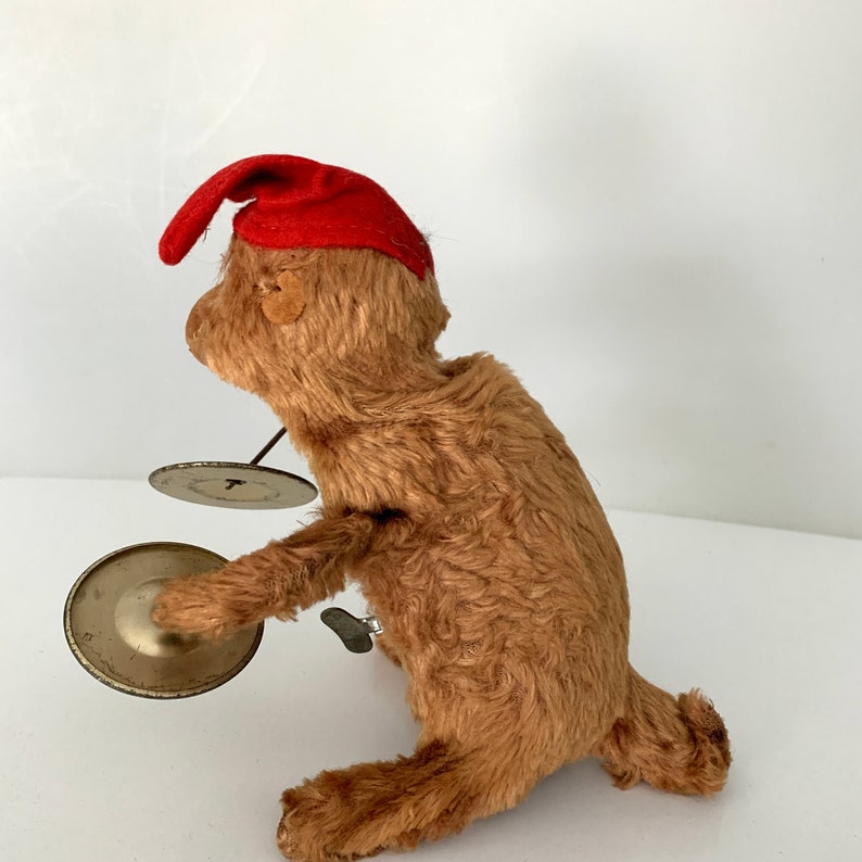 Vintage Wind up Monkey With Cymbals - Etsy