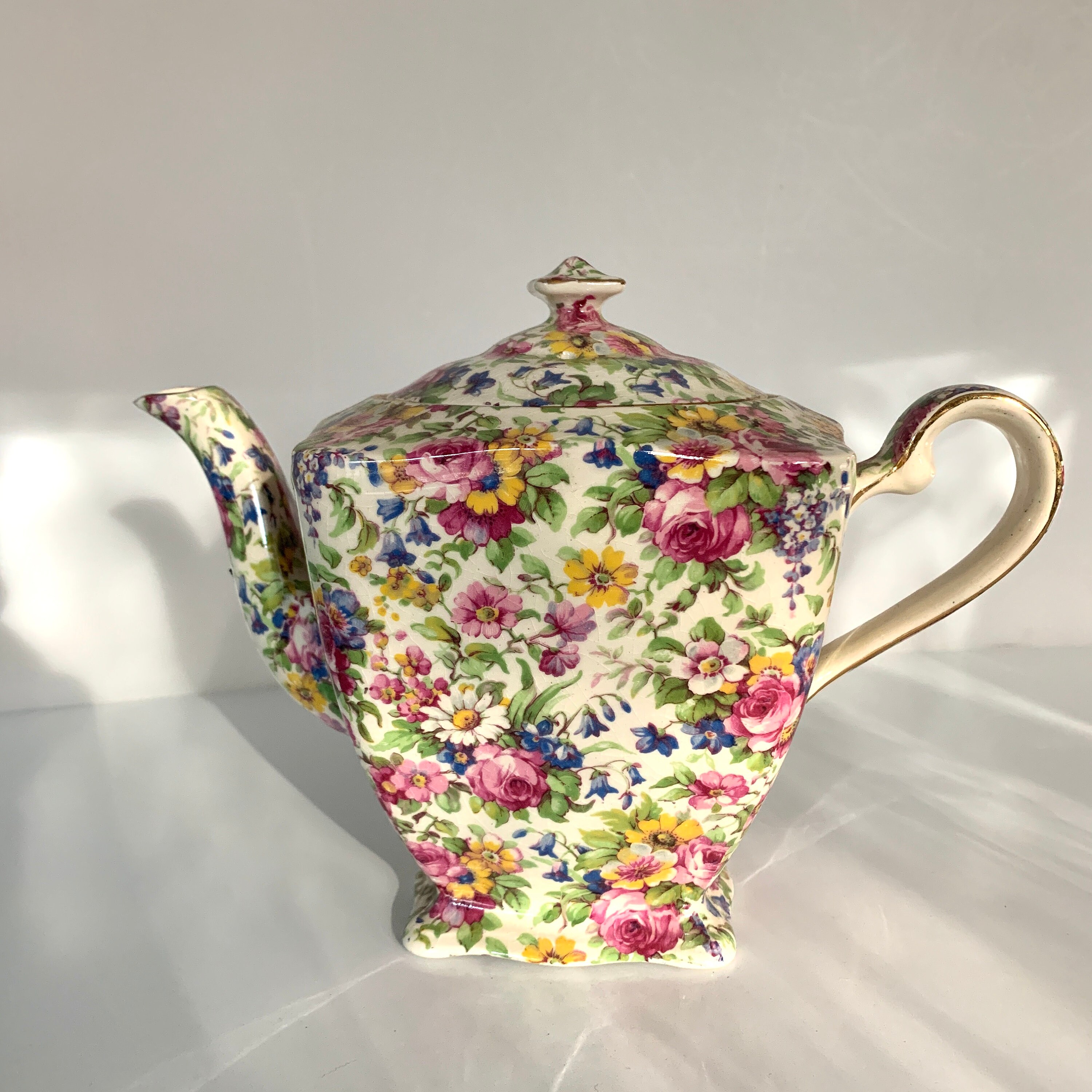 Royal Winton Grimwades Summertime Teapot - Etsy