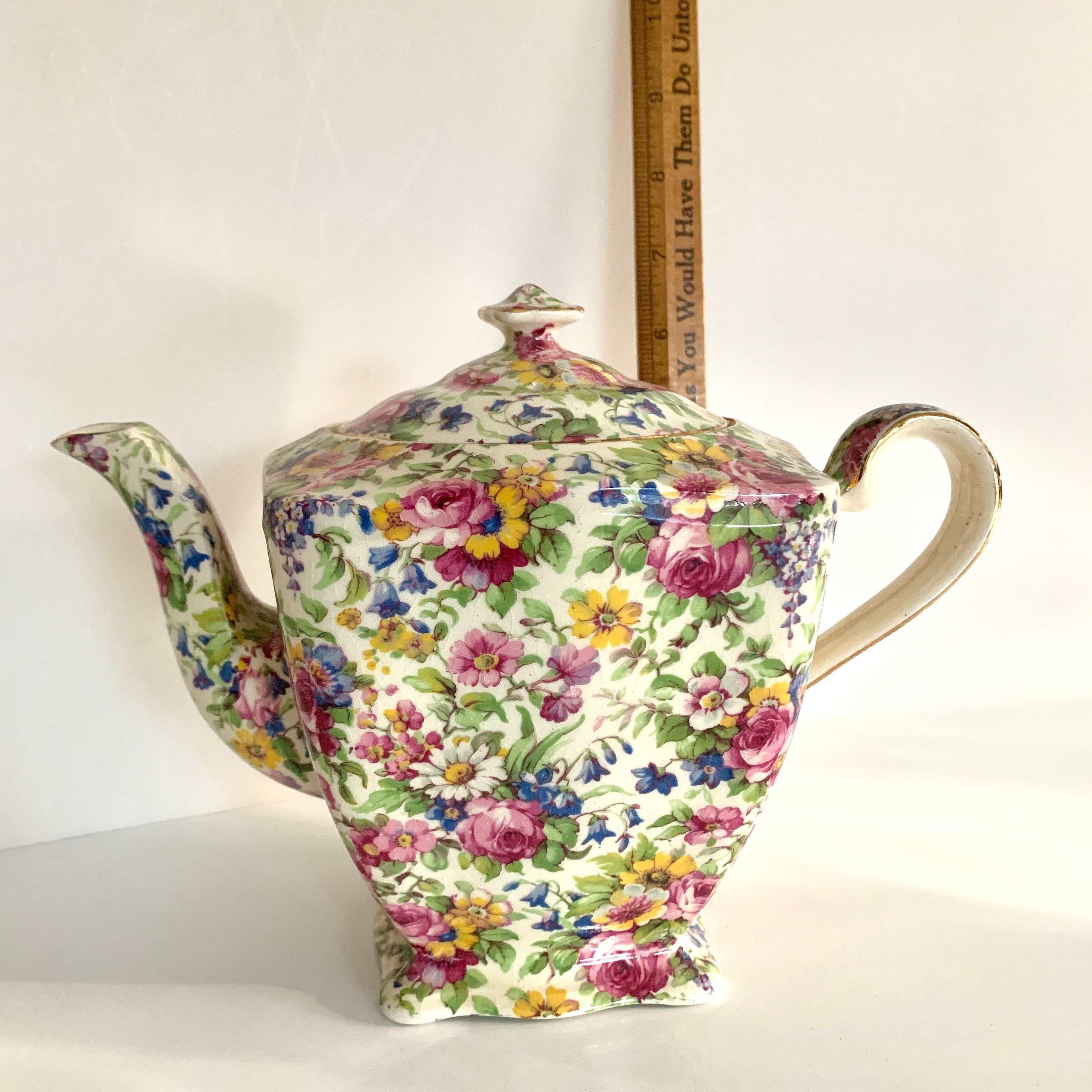 Royal Winton Grimwades Summertime Teapot - Etsy