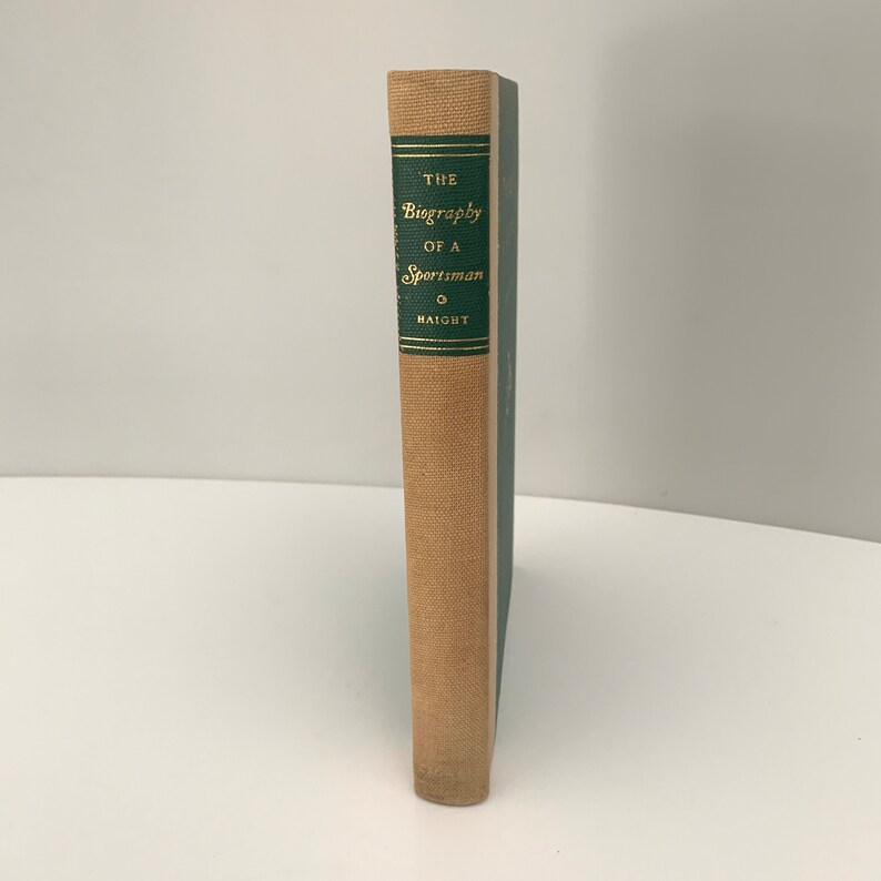 1939 the Biography of A Sportsman by Austin D. Haight - Etsy