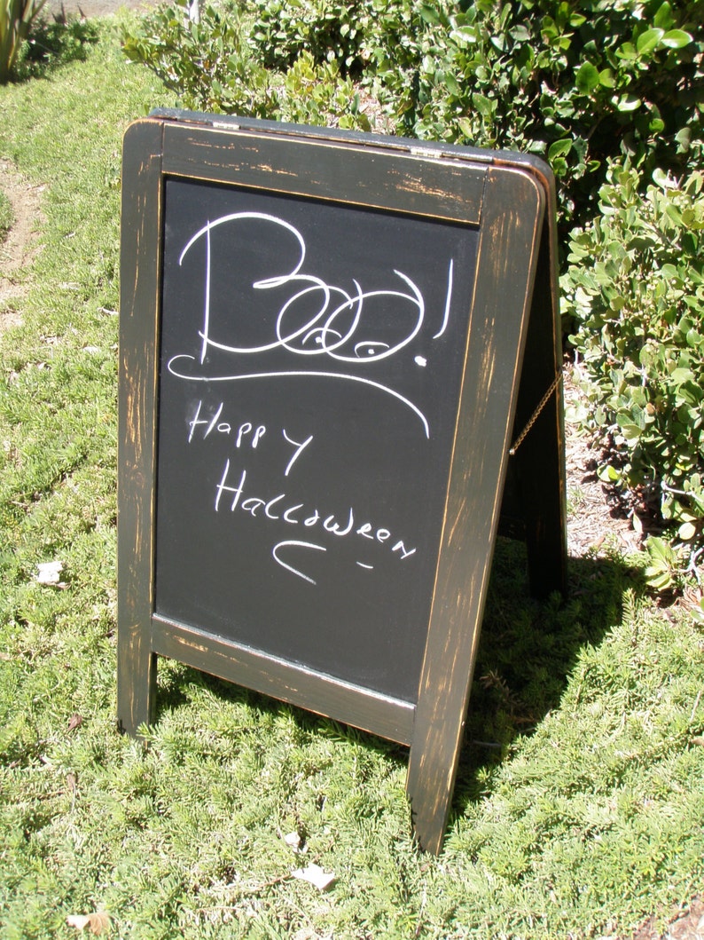 Chalkboard Standing 2-sided Chalk Board. Sandwich Board - Etsy