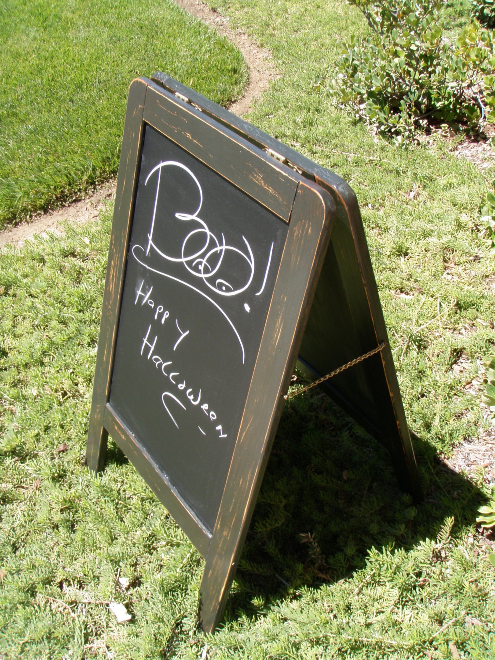 Chalkboard Standing 2-sided Chalk Board. Sandwich Board - Etsy