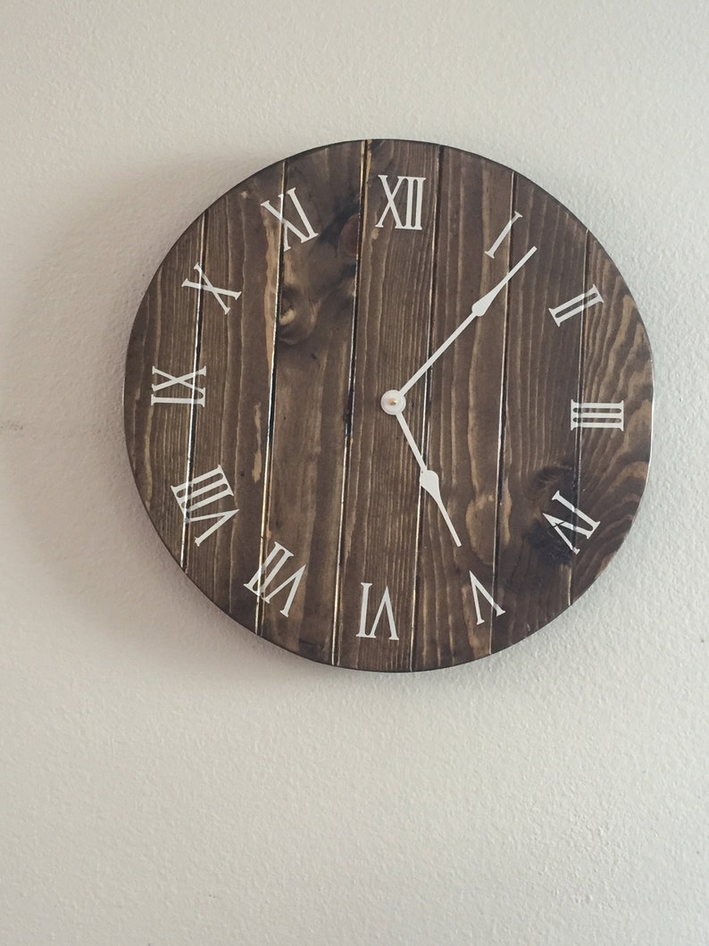 Rustic Large Wall Clock - Etsy