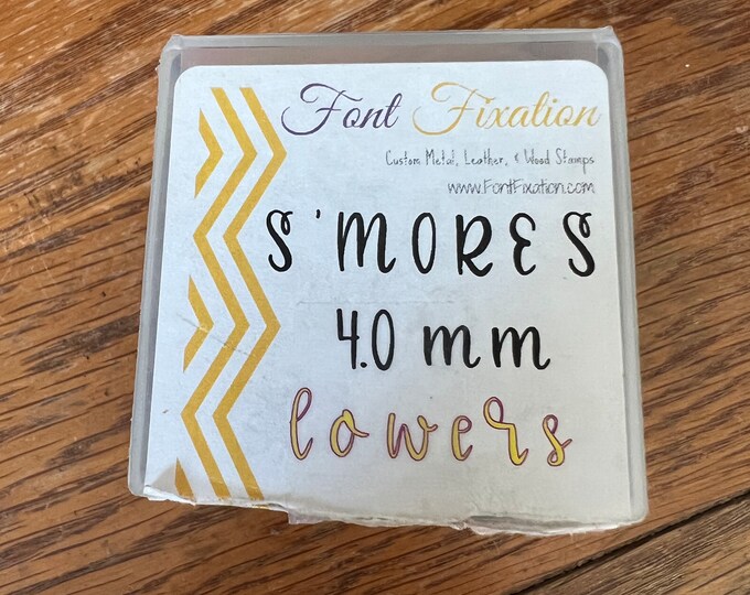 Font Fixation 4mm S’mores Lowers Stamp Set- Free/fast Shipping - Etsy