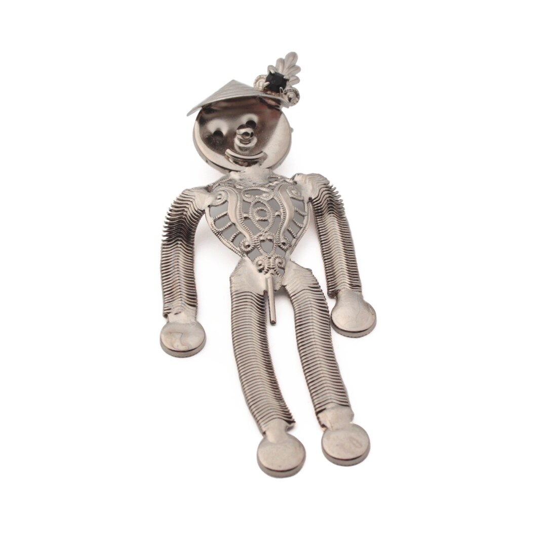Vintage Tin Man Lapel Pin Brooch - Etsy