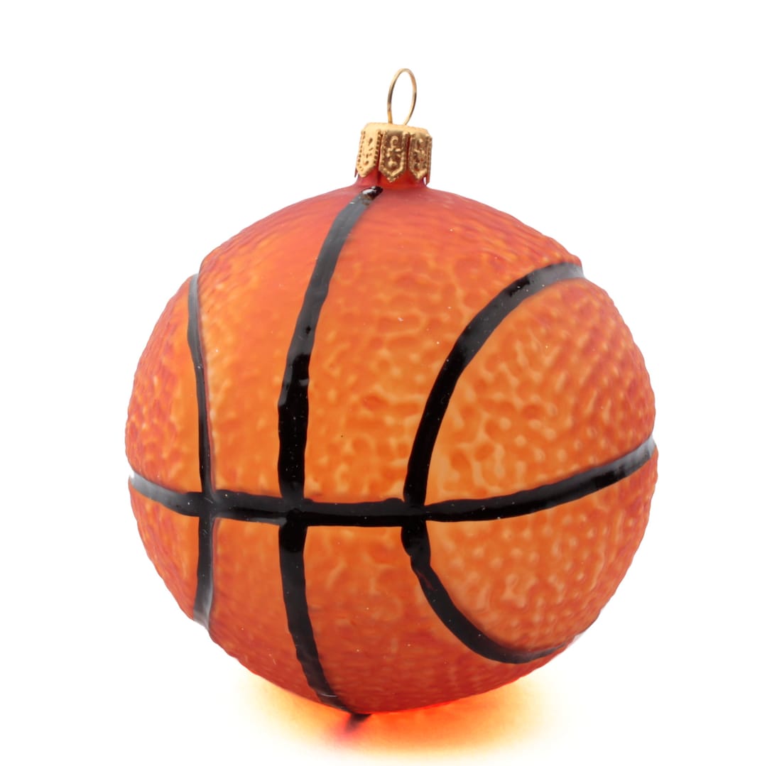 Glass Basketball Christmas Tree Ornament - Etsy