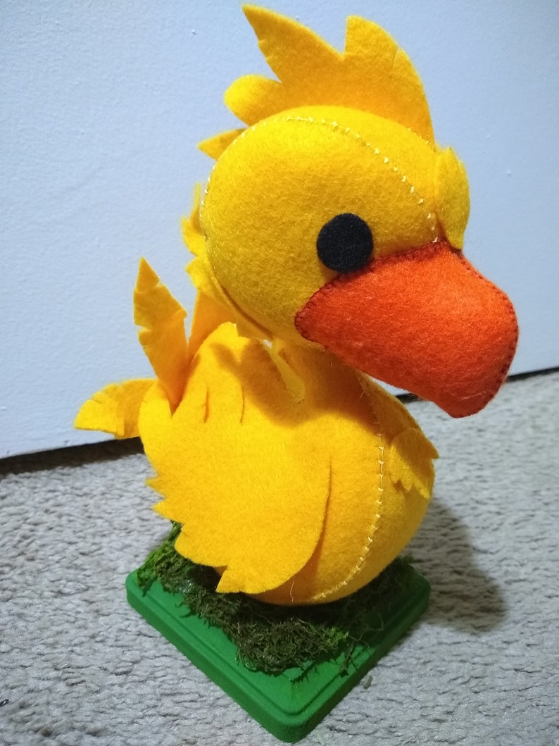 Final Fantasy Inspired Chocobo With Roost - Chocobo Plush - Final ...