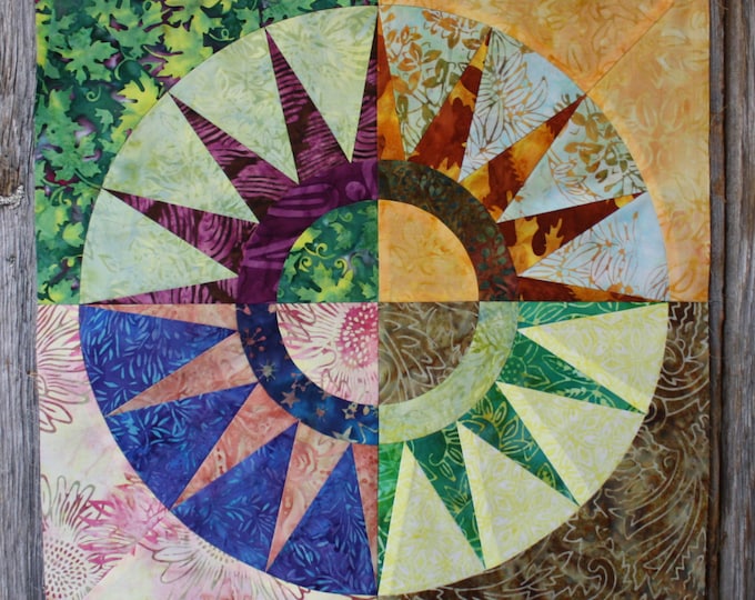 New York Beauty Block K Paper Piecing Pattern - Etsy