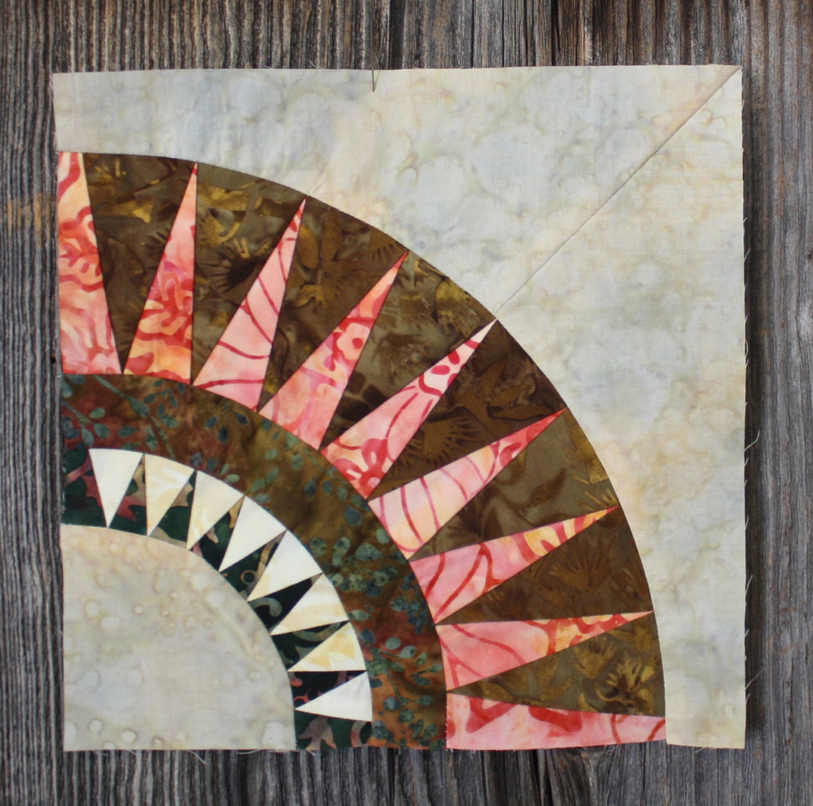 New York Beauty Block J Paper Piecing Pattern | Etsy