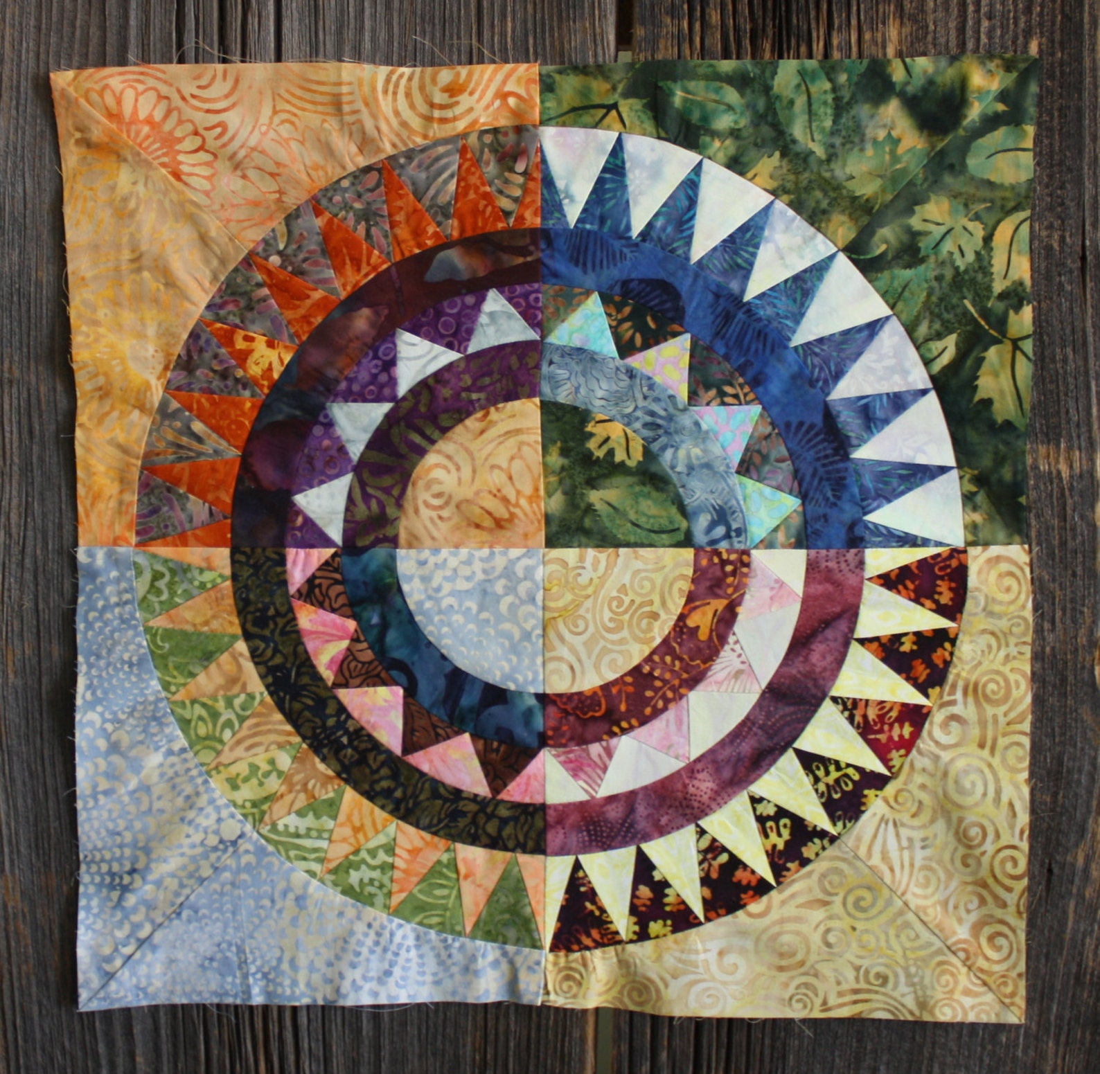 8" New York Beauty Quilt Block D Paper Piecing Pattern - Etsy