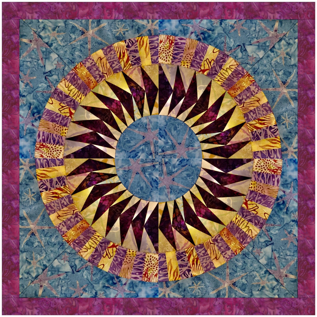 12" Goose Chase New York Beauty Blocks and Quilt Patterns - Etsy