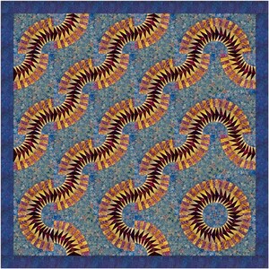 12" Goose Chase New York Beauty Blocks and Quilt Patterns - Etsy