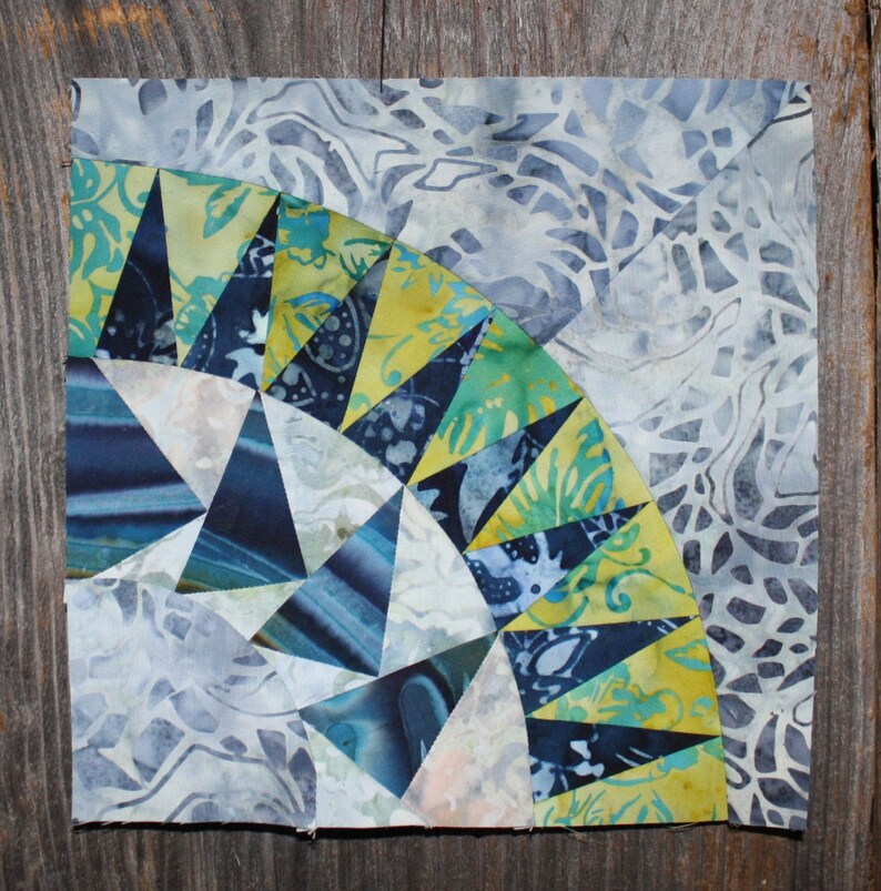 8" New York Beauty Block 5 Paper Piecing Pattern - Etsy