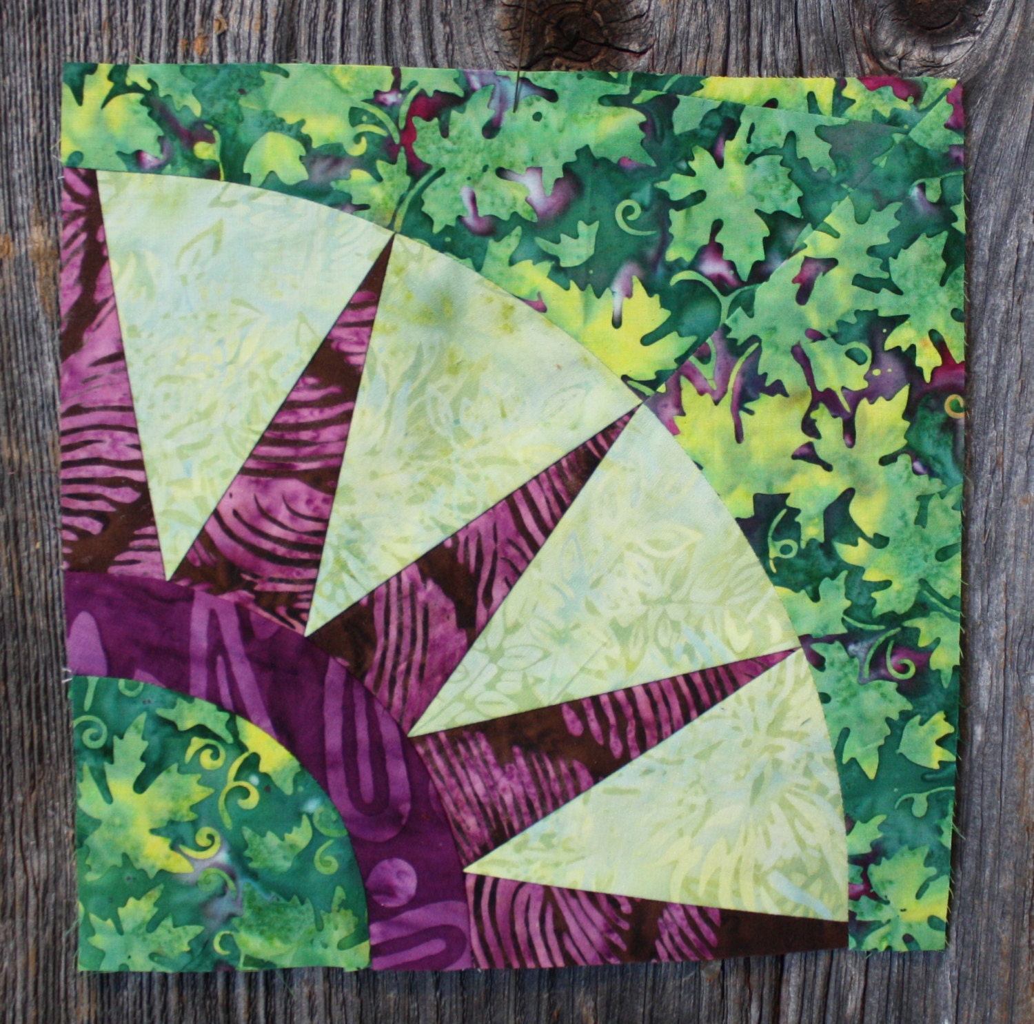 New York Beauty Block K Paper Piecing Pattern - Etsy