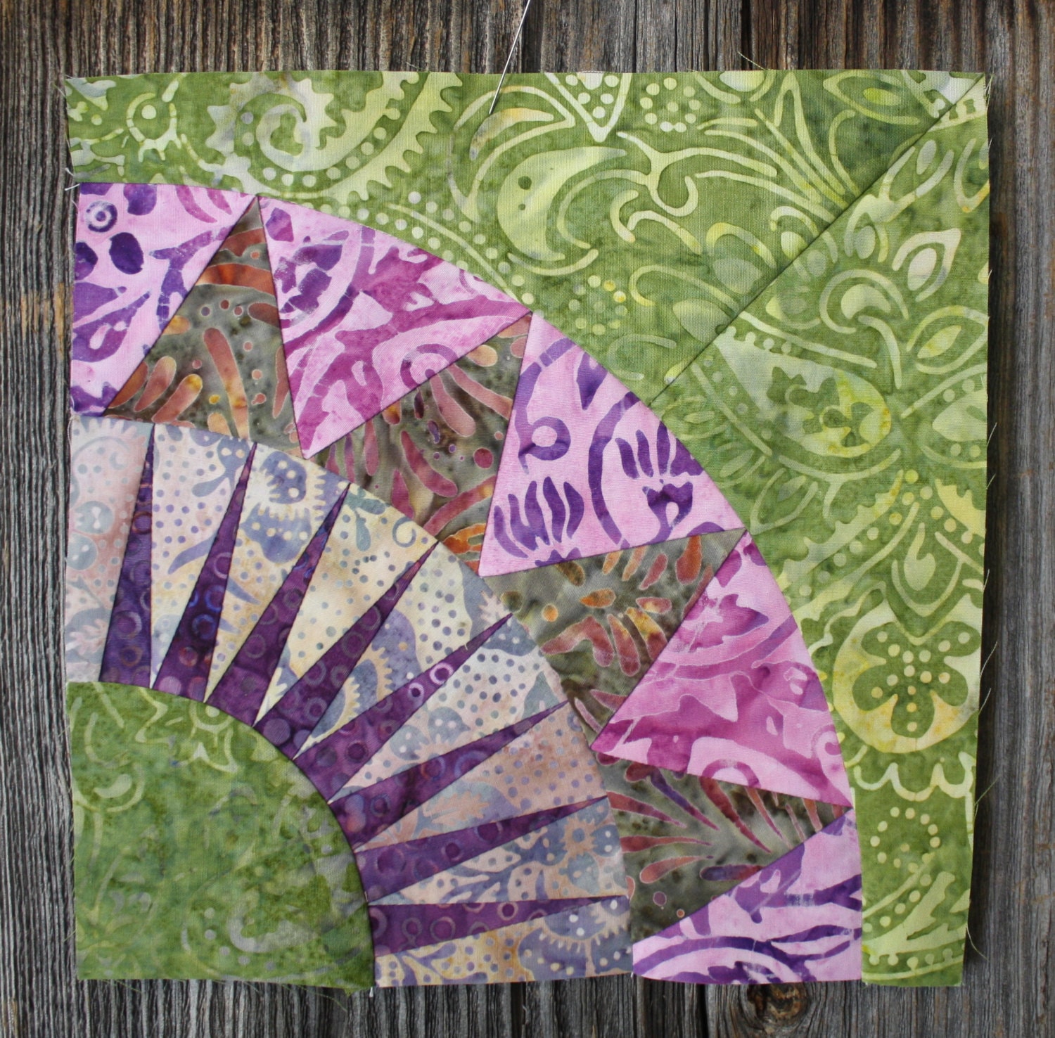 8" New York Beauty Block I Paper Piecing Pattern - Etsy