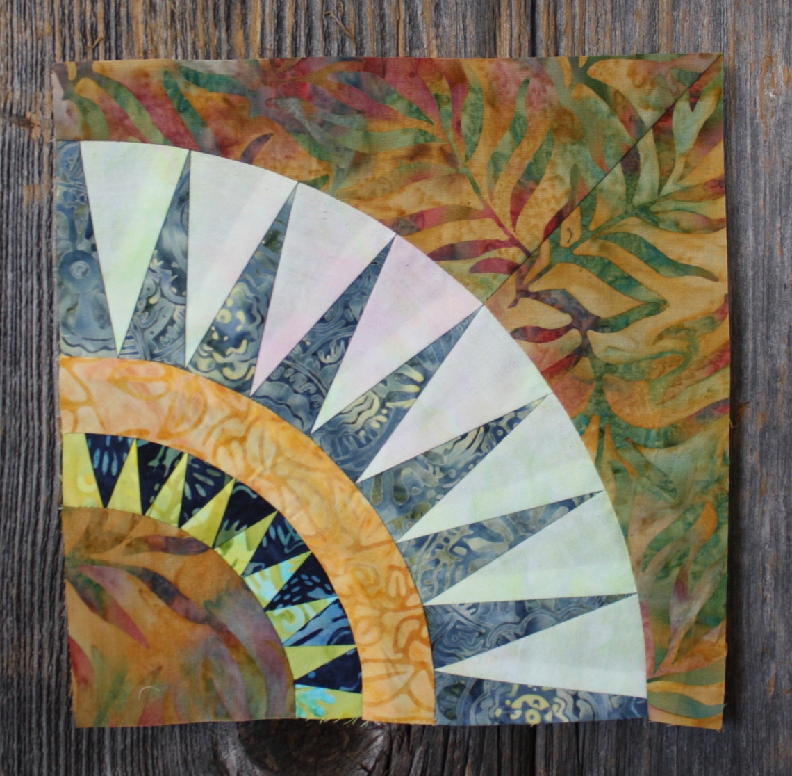 New York Beauty Block J Paper Piecing Pattern | Etsy