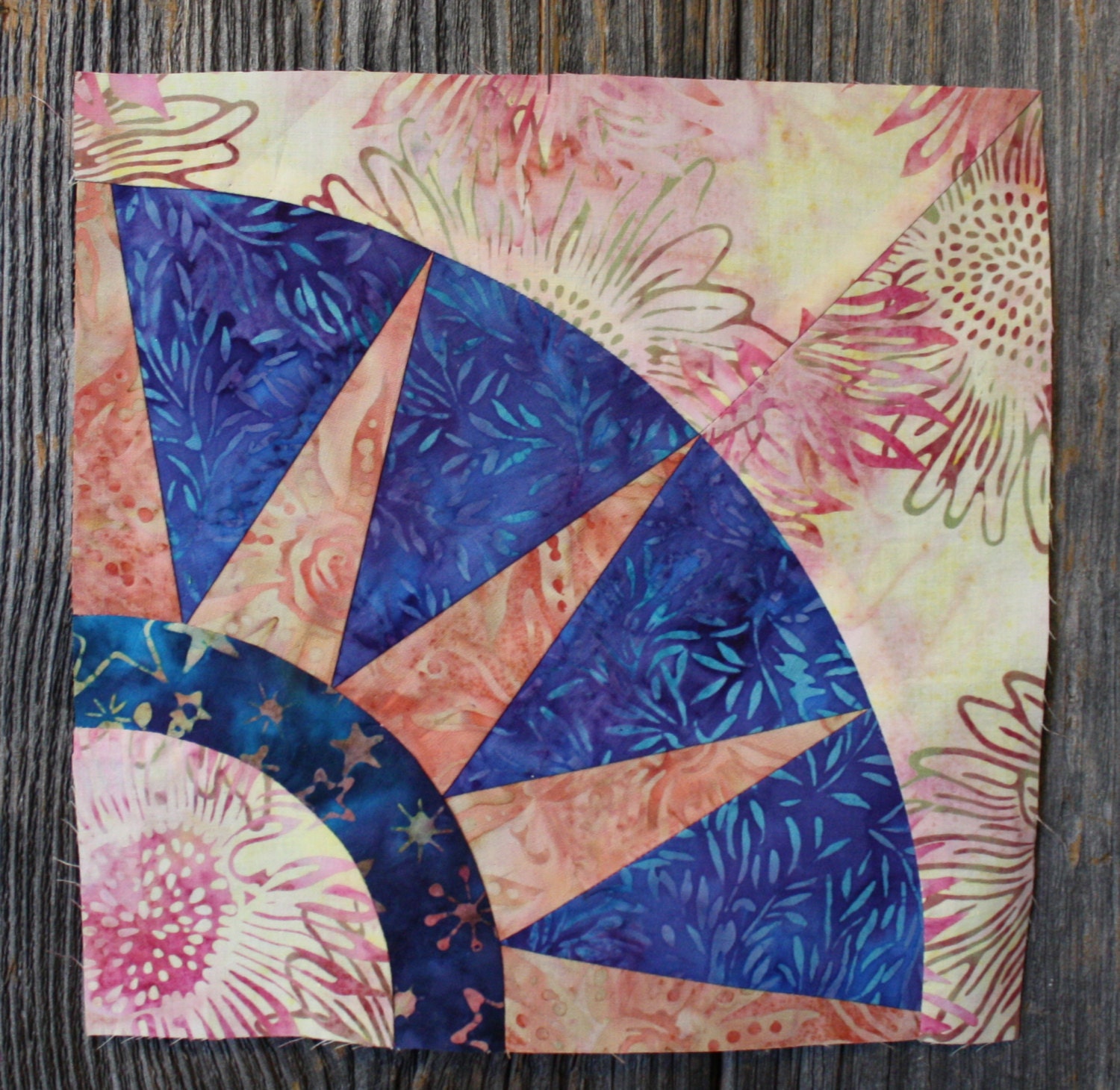 New York Beauty Block K Paper Piecing Pattern - Etsy
