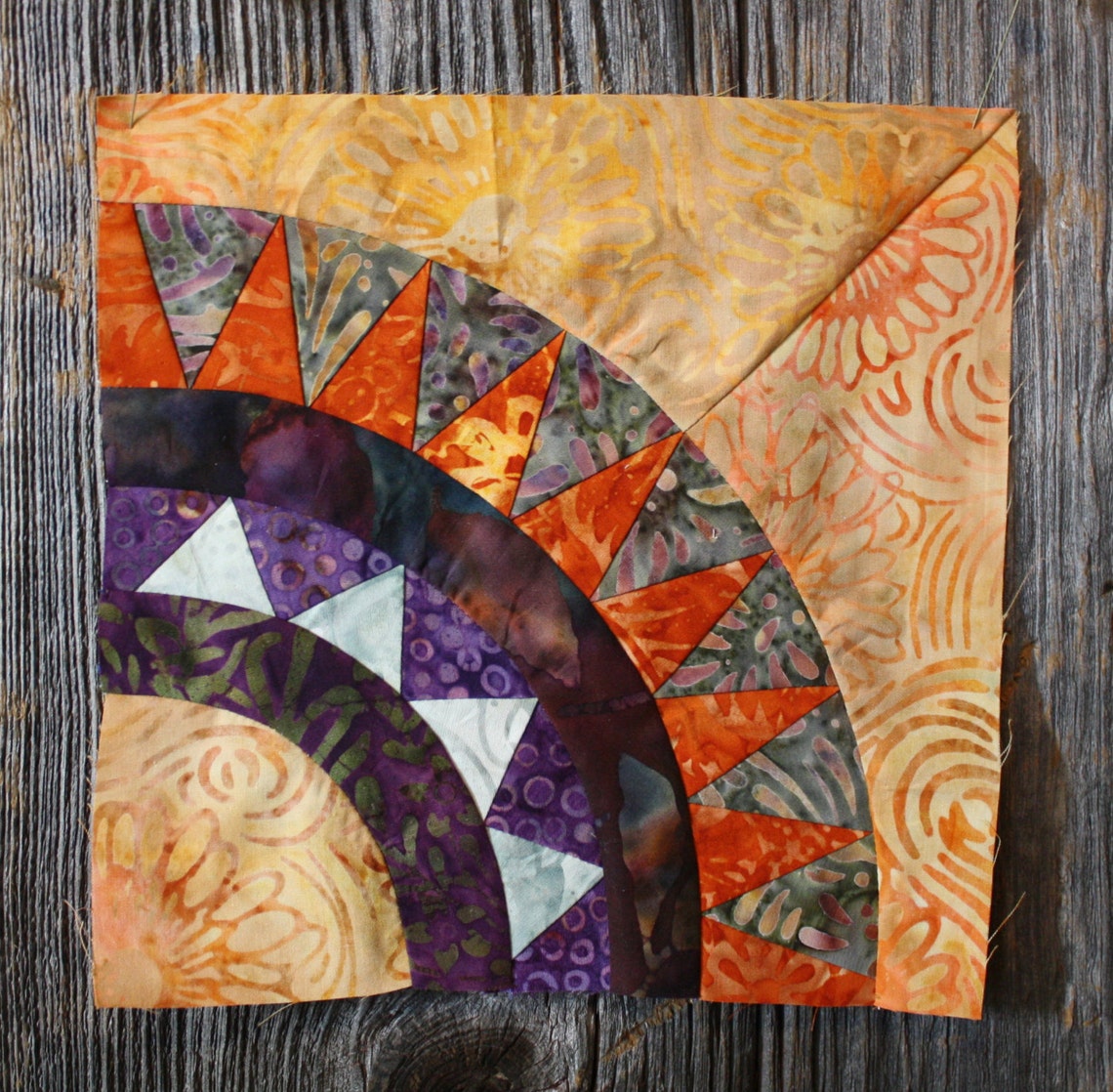 8" New York Beauty Quilt Block D Paper Piecing Pattern - Etsy