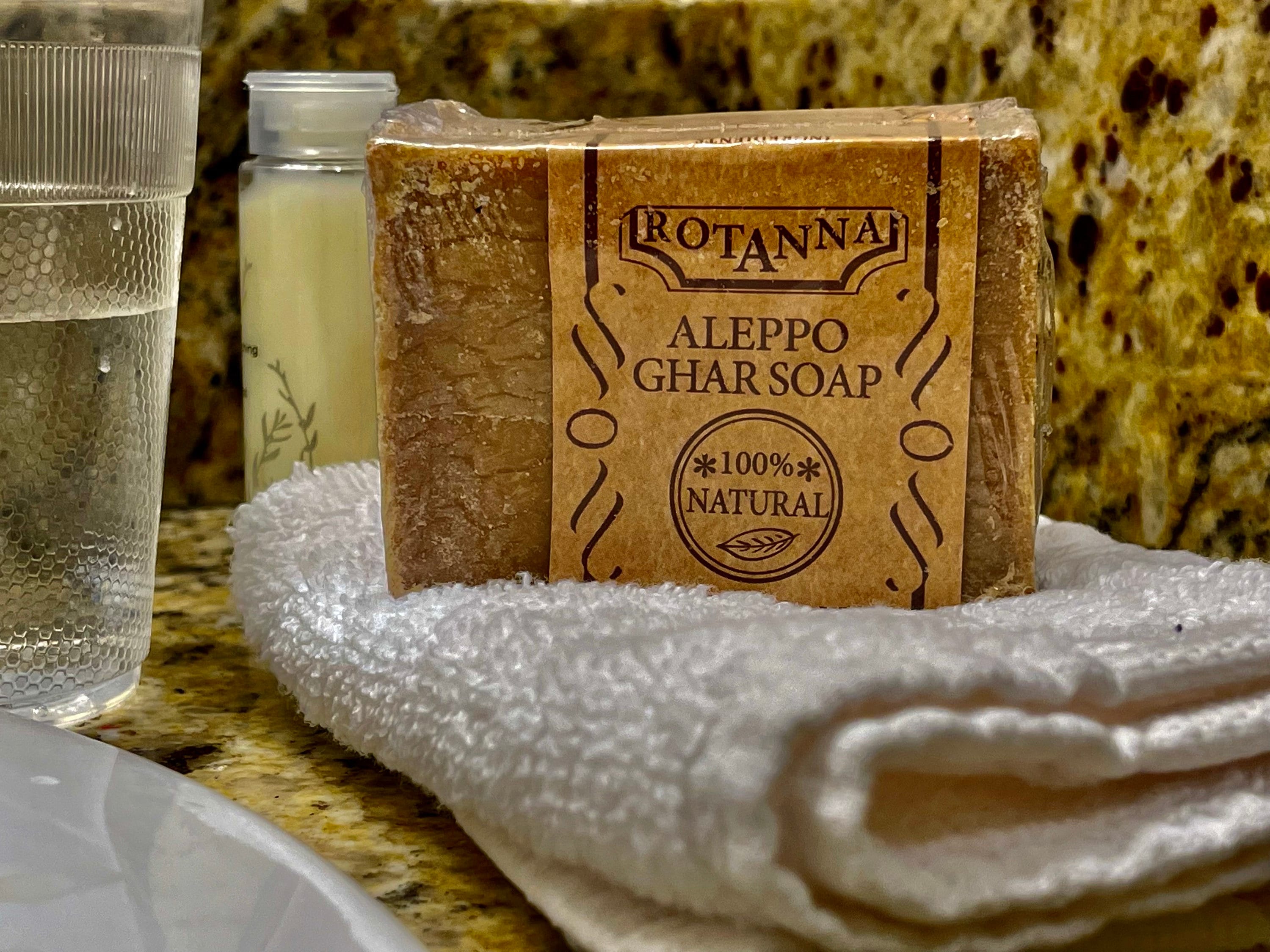 Authentic ALEPPO SOAP for Sensitive Skin Pure Olive Oil Laurel Oil Lye ...