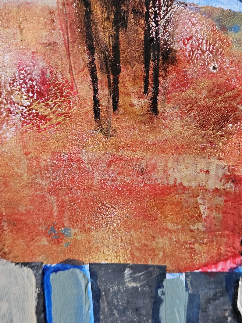Abstract Woman Portrait Painting: Original Figurative Artwork 17x14 - Etsy