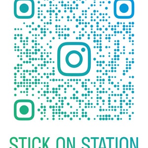10, 25 Instagram Vinyl Printed QR Code Stickers, Personalised IG ...
