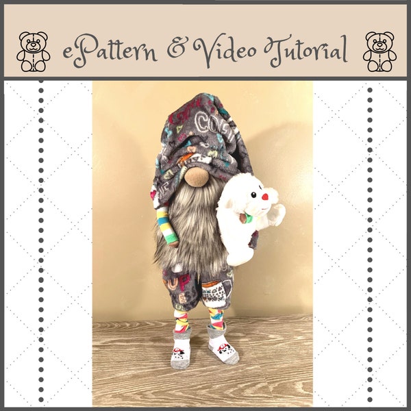 Standing Gnome Pattern - Etsy