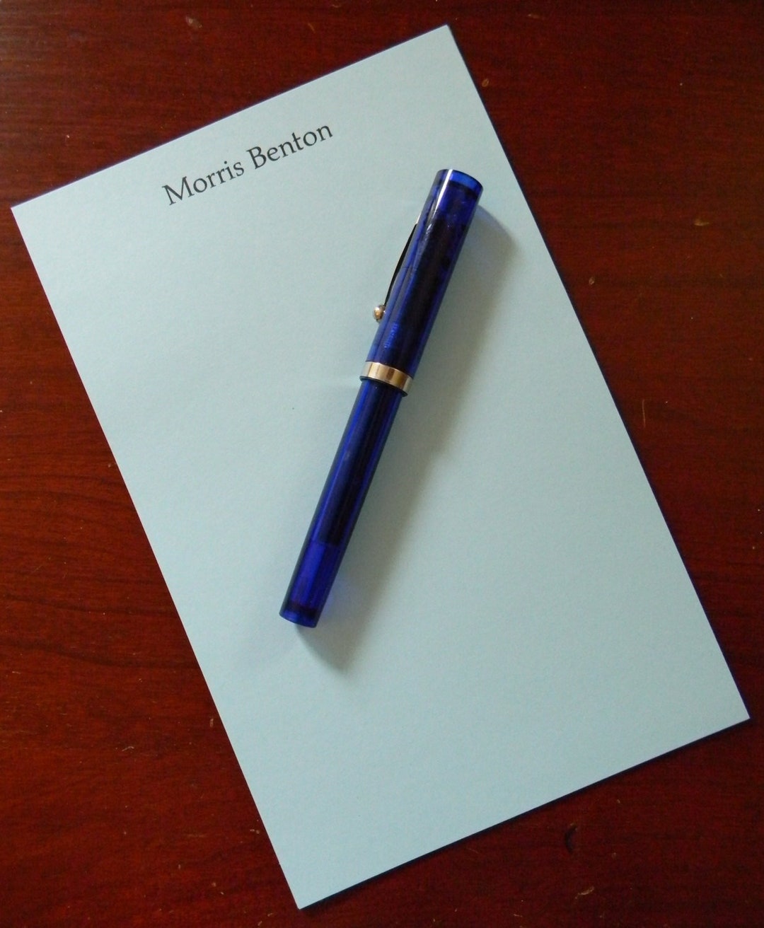 Personalized Notepads - Classic Letterpress Stationary - PERSONALIZED ...