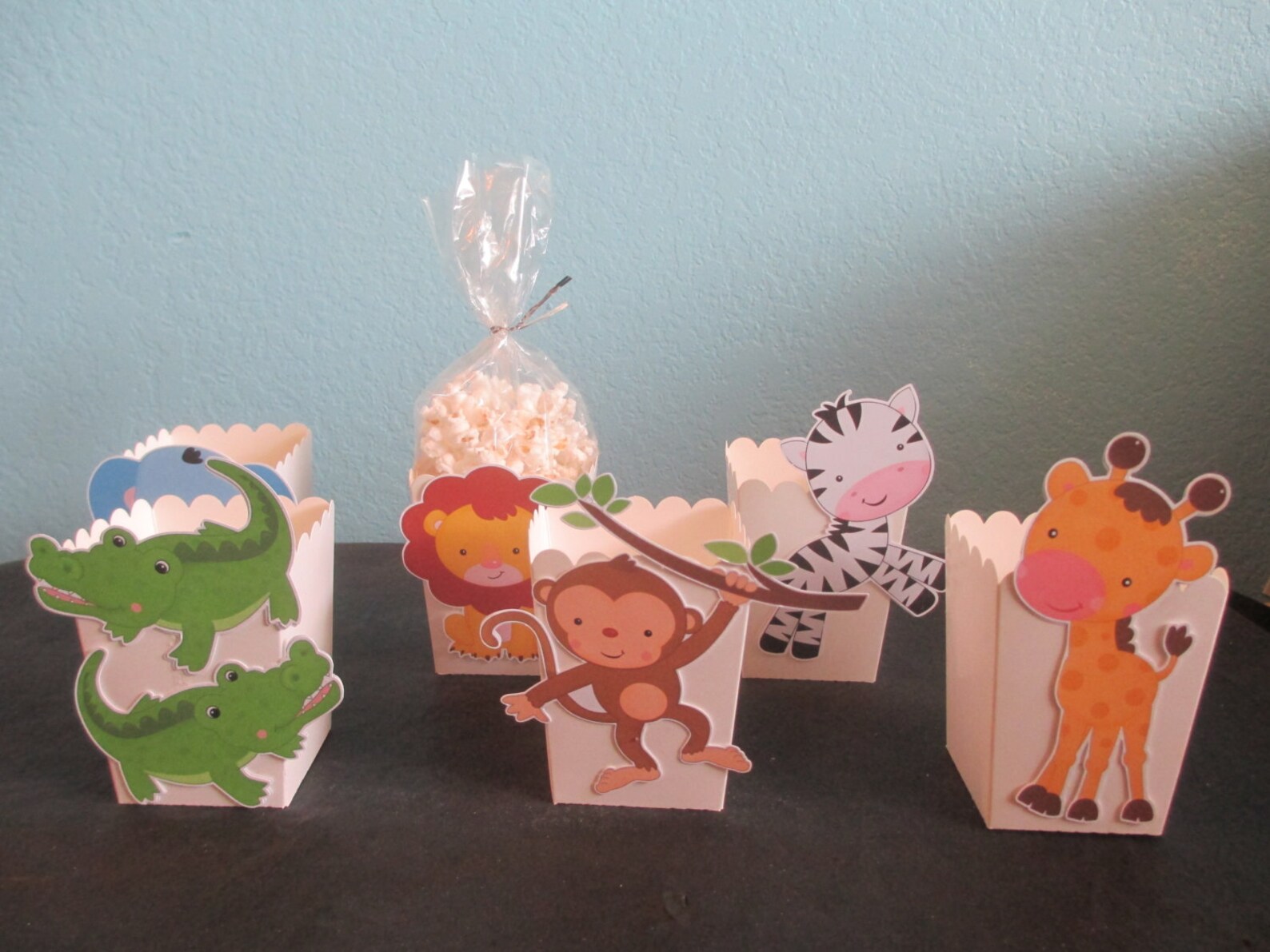 Safari Jungle Popcorn Boxes20safari Favor Boxes-safari - Etsy