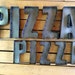 Modern Rustic PIZZA Metal Sign - Etsy