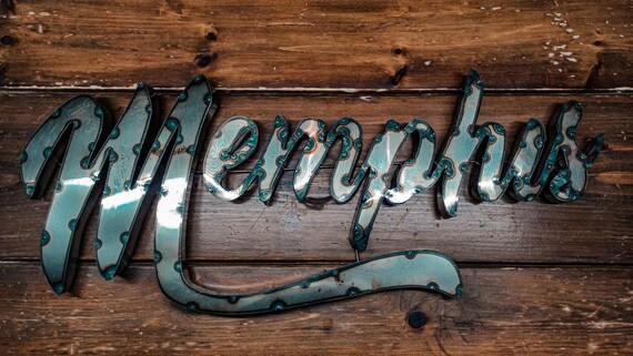 Memphis Metal Sign - Etsy