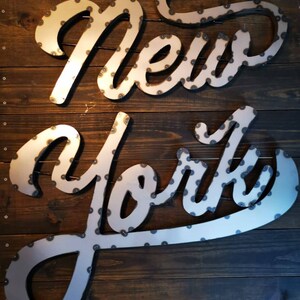 New York Metal Sign - Etsy