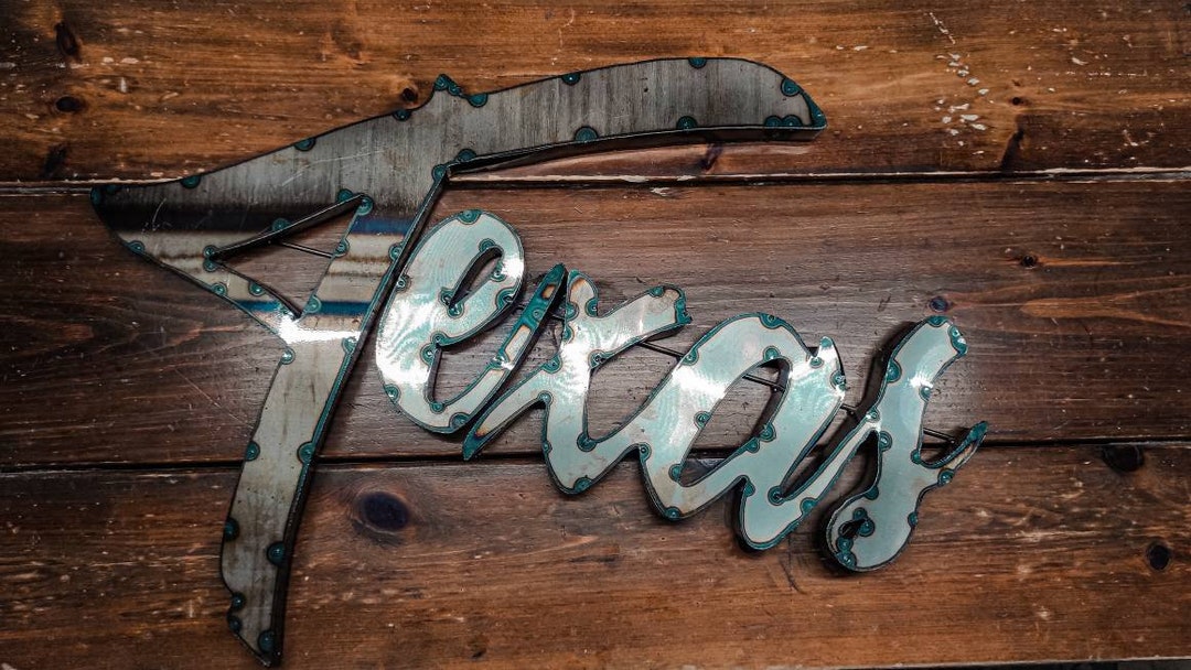 Texas Metal Sign - Etsy