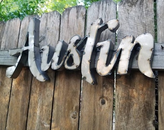 Metal Austin Signs - Etsy