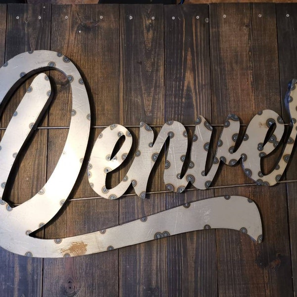 Metal Marquee Sign - Etsy