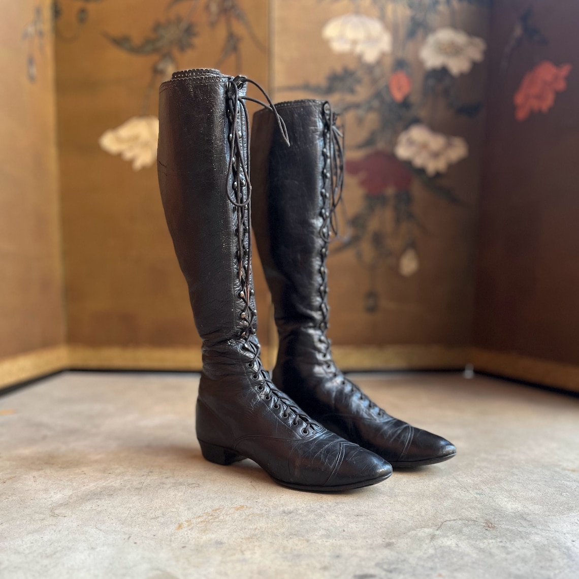 C. 1890s-1900s Cycling Boots | Antique Victorian Edwardian Sporting ...