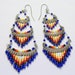 Native Tribal Beaded Peruvian Earrings Boho Ethnic Dangle Earrings - Etsy