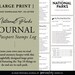 Large-print National Parks Journal | Printable PDF | 63-park Outdoor ...