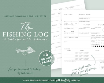 Fly Fishing Journal - Etsy